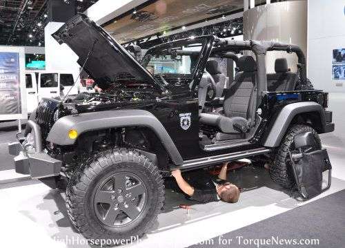 The 2011 Jeep Wrangler Rubicon Call of Duty: Black Ops edition being ...